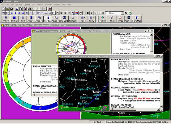 Zyntara – Starlight astrology software and fixed star analysis